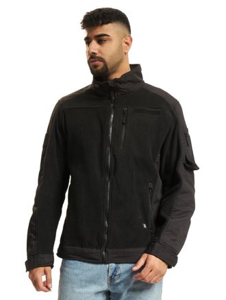 Brandit Fleece Ripstop Jacket, Farbe: black, Größe: 6XL