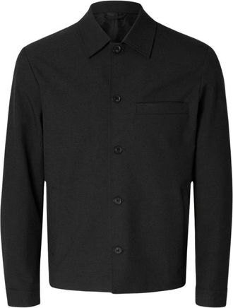 Selected Homme, Vestes, Noir, Taille: 2XL Robert Overshirt