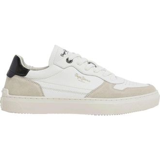 Pepe Jeans London Herren Camden Street M Sneaker, Wei&szlig; (Off White), 10