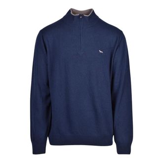Harmont & Blaine Homme, Pulls, Bleu, Taille: 2XL Pull z col zipp&eacute;