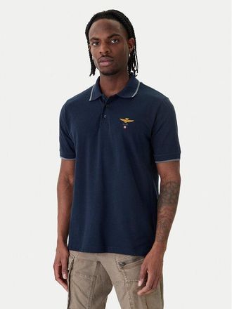 Aeronautica Aeronautica Militare Poloshirt 261PO1308UP00082 Dunkelblau Regular Fit