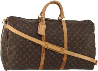 Louis Vuitton Pre-owned Keepall Bandouliere 60 - Femme - Pre-owned - Brun - Taille: ONE Size