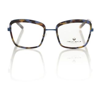 Frankie Morello Blau Metall Quadratische Brillenfassung - - Accessories - Damen - Braun - ONE SIZE