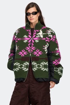Canada Goose Selby Fair-Isle-Stricksteppjacke