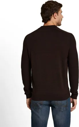 Tom Tailor Polokragenpullover unifarben / Reine Baumwolle