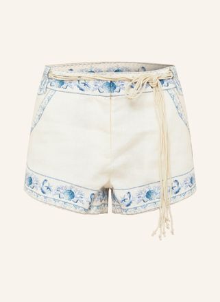 Zimmermann Leinenshorts Wanderlust blau