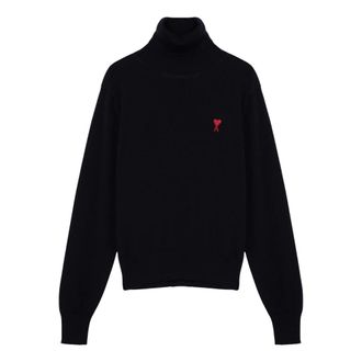 Ami Pull avec un Style Doux - Femme - Pulls - Bleu - Taille: 36 FR