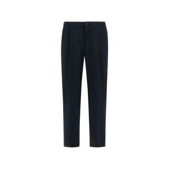 Herno Stoffhose mit B&uuml;gelfalte - - Trousers - Herren - Blau - S