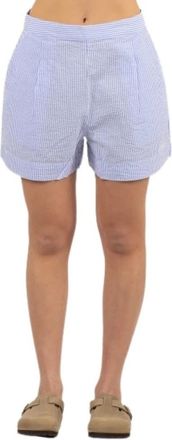 Saint Barth Femme, Shorts, Bleu, Taille: 38 FR Short Shorts