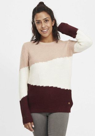 Oxmo Strickpullover OXOlma Pullover in Fein-Strick Optik
