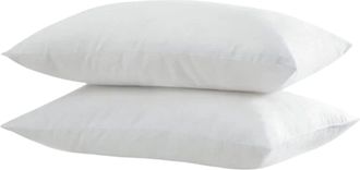 Yatas Bedding Handy Kopfkissen 50x70 cm 2 er Set, 100% silikonisierte Faser, Orthopädisches Kissen, Schlafkissen atmungsaktiv waschbar für Allergiker, Silikonfaserf