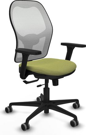 Piqueras y Crespo Jorquera Schreibtischstuhl mit 3D-Armlehnen, h&ouml;henverstellbare Lendenwirbelst&uuml;tze, ausgestattet mit Syncro/Traslack und injiziertem Schaumstoff, Rolle