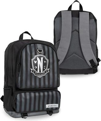 Blue Sky Studios Sacs &agrave; dos Mercredi Addams de Blue Sky Studios - Marchandise officielle et autoris&eacute;e, sac d&eacute;cole gothique, cadeaux uniques pour les fans, adolescents,