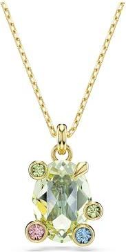 Swarovski Pendentif Gema, Tailles variées, Multicolore, Placage de ton or