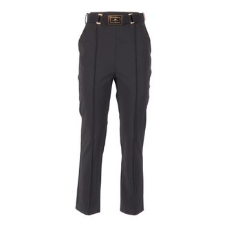 Elisabetta Franchi Damen, Hosen, Schwarzk, XLGr&ouml;&szlig;e