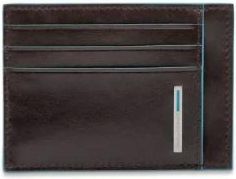 Piquadro Homme, Accessoires, Brun, Taille: ONE Size Blue Square Cardholder
