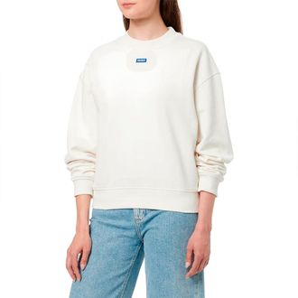 HUGO BOSS Delessa_B_1 10249110 01 Sweatshirt Open White110 M