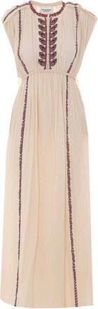 Isabel Marant Robe Au Genou - Beige