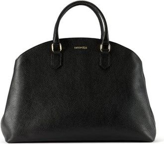 Saison 1865 Sac &agrave; main Hadrien en cuir grain&eacute;