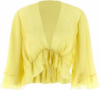 Alberta Ferretti Chemise - Jaune