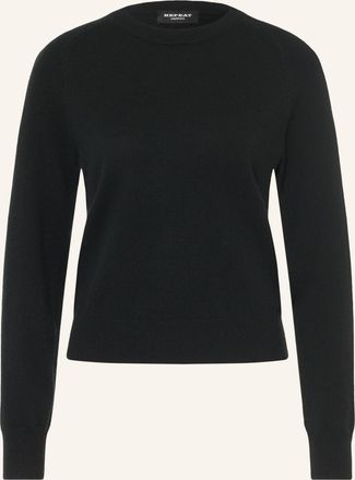 Repeat Repeat Cashmere-Pullover schwarz