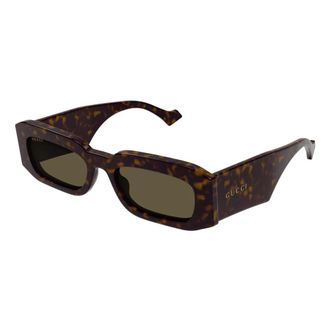 Gucci Stylische Sonnenbrille Schwarzer Rahmen - - Accessories - Damen - Braun - 54 MM