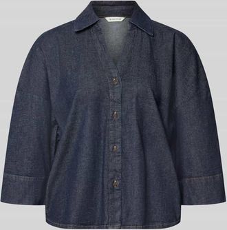 Tom Tailor Relaxed Fit Jeansbluse aus Baumwoll-Mix