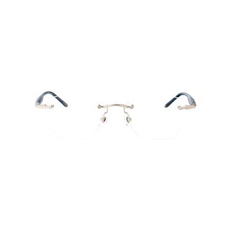 Montblanc Montblanc - Mb0346O Monture Optique - Homme - Accessoires - Bleu - Taille: 53 MM