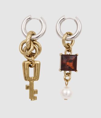 Essentiel Boucles dOreilles Kaos Or Argent