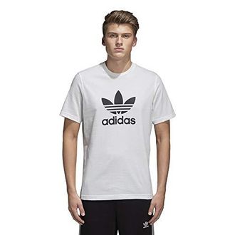 adidas Originals T- Shirt trèfle, Blanc, Taille M Homme