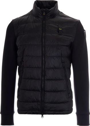 Blauer Homme, Vestes, Noir, Taille: M Colletto alla coreana Imbottito