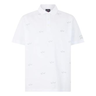 Paul & Shark Homme, Tops, Blanc, Taille: 5XL Polo en coton