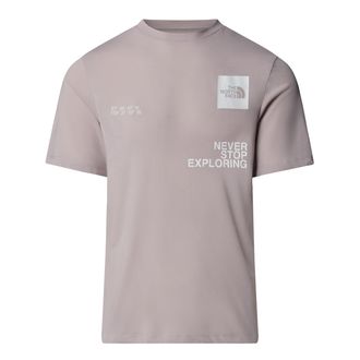 The North Face NF0A8BQX1OA M Mountain Foundation Coordinates Tee T-Shirt Herren Moonstone Grey Gr&ouml;&szlig;e XL
