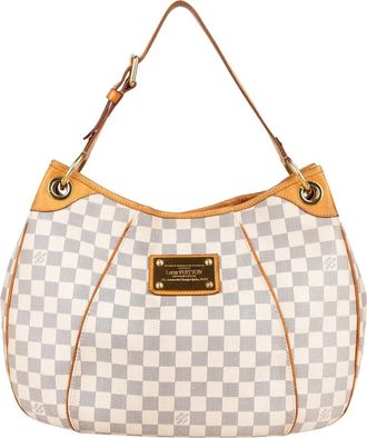 Louis Vuitton Crossbody Bags - Louis Vuitton Damier Azur Monogram Galliera PM Han - Gr. unisize - in Beige - f&uuml;r Damen