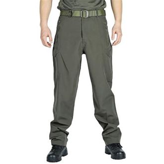 Generic Pantalon cargo de randonn&eacute;e imperm&eacute;able pour homme - Pantalon tactique baggy - Jambes droites - Pantalon de marche en plein air - Pantalon de travail 