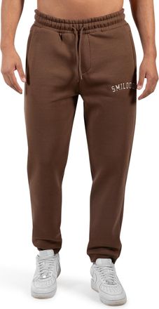 Smilodox Jogginghose Herren Kayson, Oversize Freizeithose mit Rei&szlig;verschlusstaschen, weichem, flauschigem und warmem Material, Tunnelzug am Bund, Logo, Sweatho