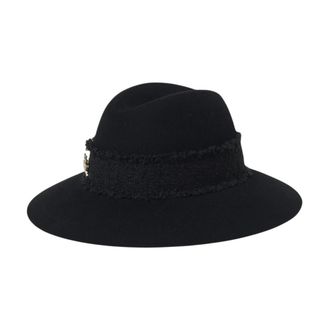 Borsalino Femme, Accessoires, Noir, Taille: ONE Size Stylish Wool Hat