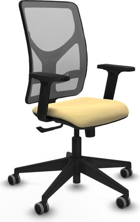 Piqueras y Crespo Isomalla Motilla Stuhl mit 2D-Armlehnen, h&ouml;henverstellbare Lendenwirbelst&uuml;tze, ausgestattet mit 3 Positionen und Schneidschaum, mit Rollen von 65 mm, 