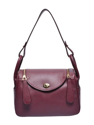 Luisa Vannini Weinfarbe Rindsledertasche