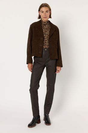 Gerard Darel Jean droit enduit - CELINE - Marron