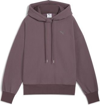 Puma Damen HER Oversized Winterized Hoodie L, Raisin Purple