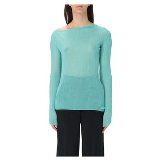 Pinko Pinko, Damen, Strickwaren, Blau, SGr&ouml;&szlig;e
