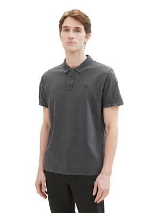 Tom Tailor Herren Basic Piqué Poloshirt, 10899 - Tarmac Grey, S