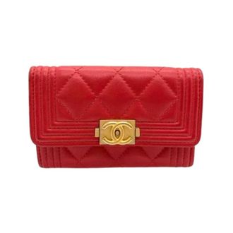Chanel Pre-owned Leder wohnen - - Pre-owned - Damen - Rot - ONE SIZE