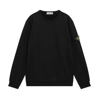 Stone Island Felpa Sweatshirt - - Sweatshirts & Hoodies - Herren - Schwarzk - 2XL