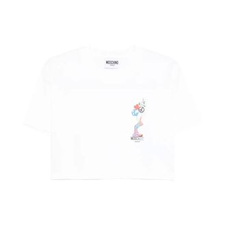 Moschino Damen, Oberteile, Wei&szlig;, MGr&ouml;&szlig;e