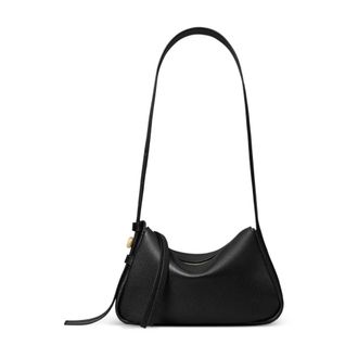 Tory Burch Schwarze Pebble Leder G&uuml;rteldetail Tasche - - Bags - Damen - Schwarzk - ONE SIZE