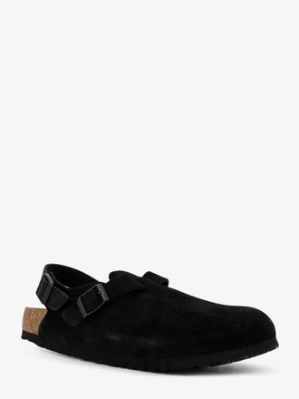 Birkenstock Unisex Suede Mule Tokio Ii Black Leather Sandal