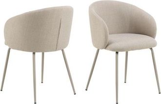 Toilinux Toilinux - Lot de 2 chaises avec accoudoirs sören