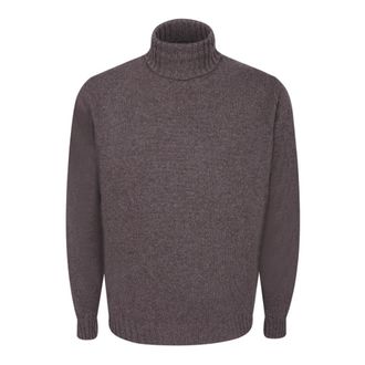 Dell'Oglio Herren, Strickwaren, Grau, 3XLGr&ouml;&szlig;e